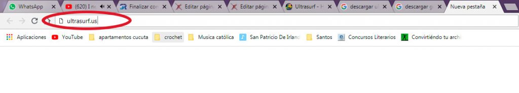 Descargar Ultrasurf desde Chrome (2026)
