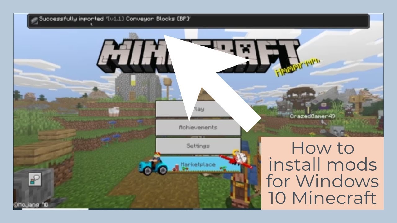 C mo Instalar Mods En Minecraft Windows 10 Edition